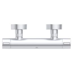 Ideal Standard Alu+ Exposed Single Outlet Thermostatic Silver Bar Mixer ...