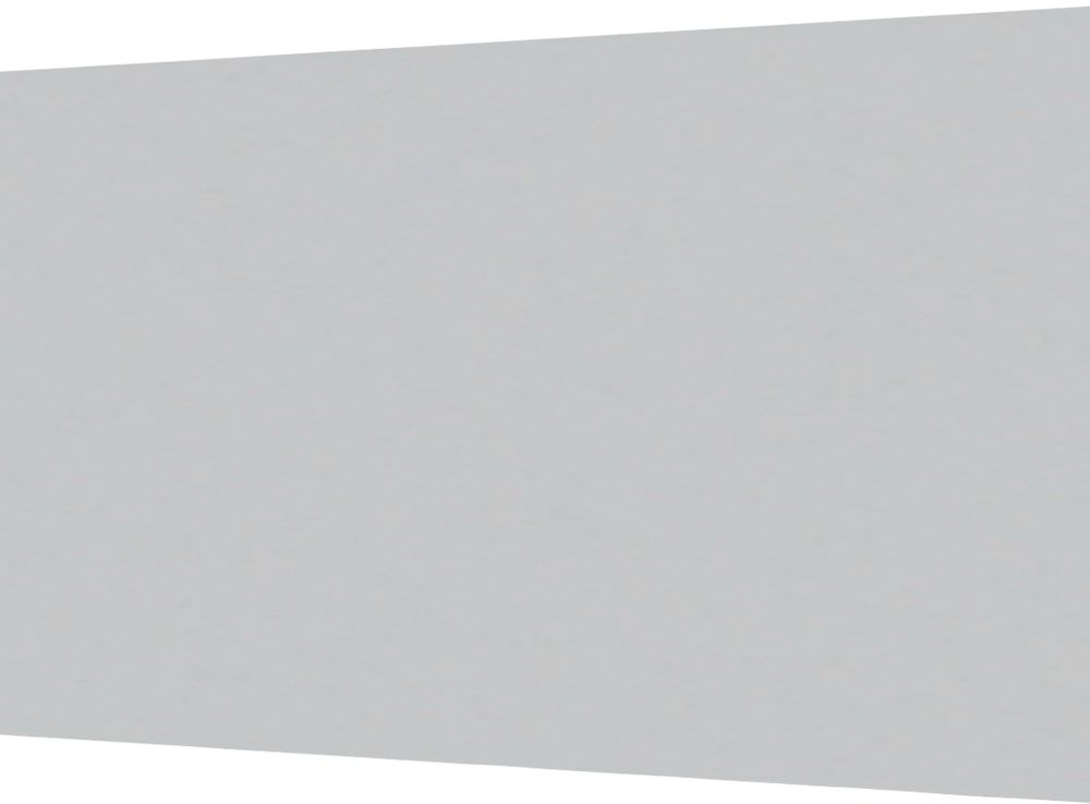 Splashwall Light Grey Glass Splashback 600mm x 750mm x 6mm - Screwfix