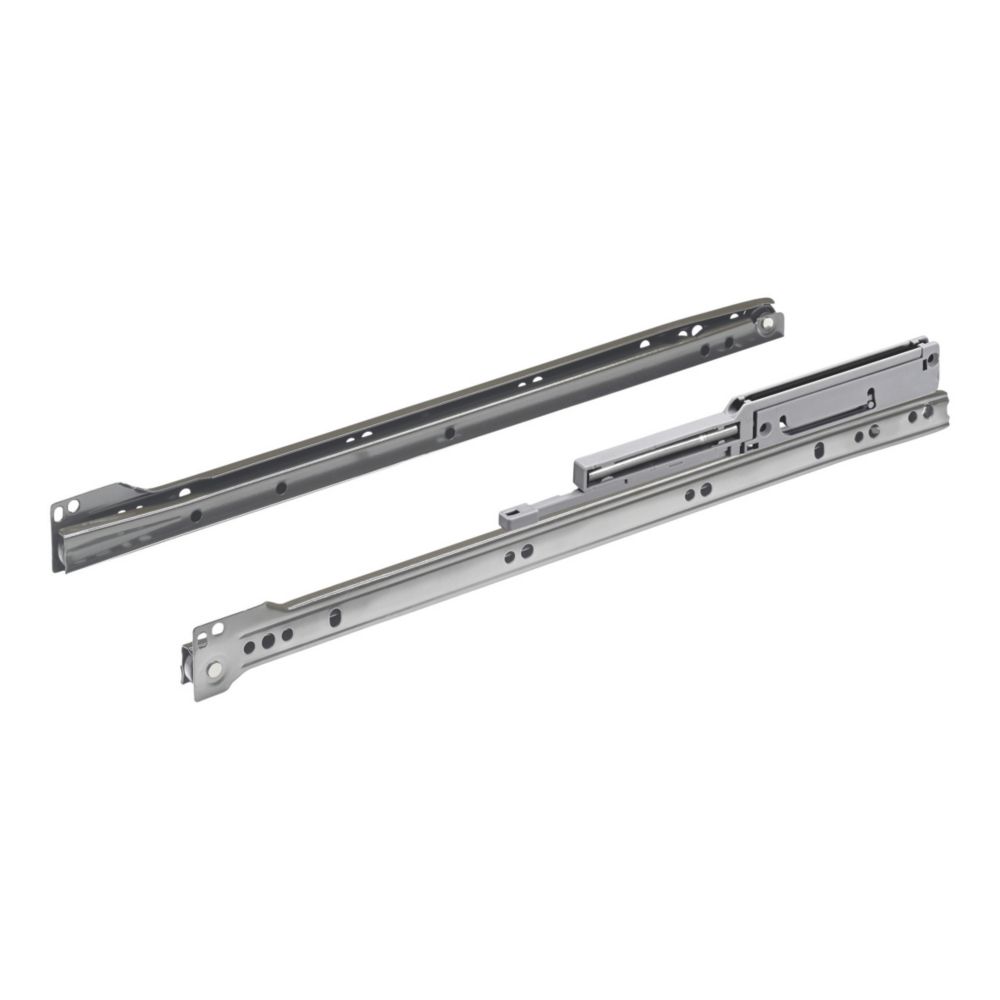 Essentials Steel Soft-Close Roller Drawer Runners 450mm 2 Pack - Screwfix