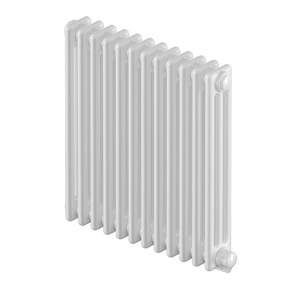 Acova Vuelta 750W 3-Column Electric Radiator 623mm x 594mm White ...