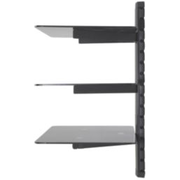 AVF 3-Shelf AV Platform Black - Screwfix