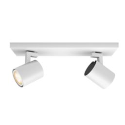 Philips Hue Runner LED Ambiance Double Spotlight White 5W 700lm - Screwfix