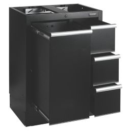 Bunker 4-Drawer Power Tool Base Cabinet - Screwfix
