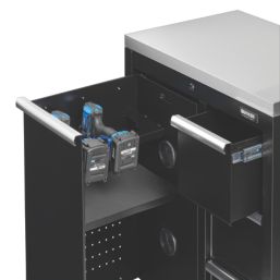 Bunker 4-Drawer Power Tool Base Cabinet - Screwfix