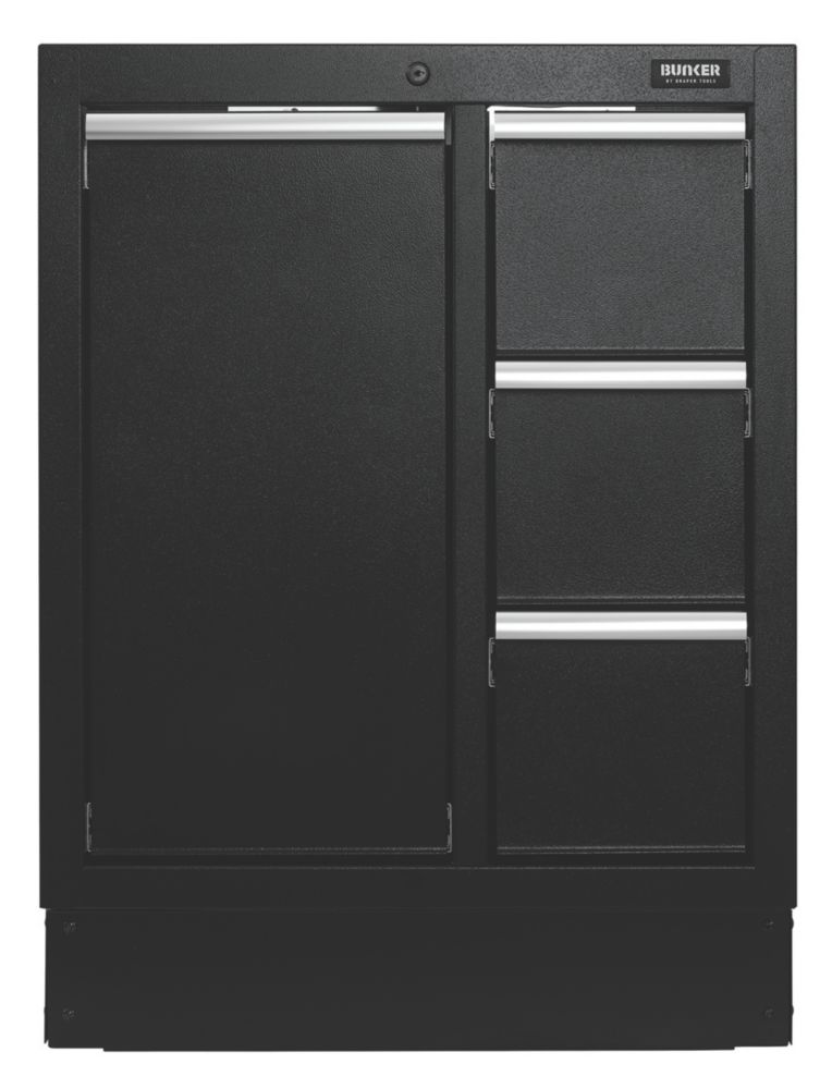 Bunker 4-Drawer Power Tool Base Cabinet - Screwfix