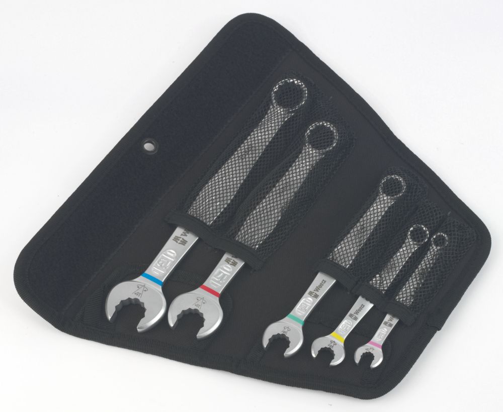 Wera 6003 Joker 5 Ring Wrench Set 5 Pieces - Screwfix