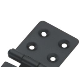 Smith & Locke Hasp & Staple Black Powder-Coated 120mm - Screwfix