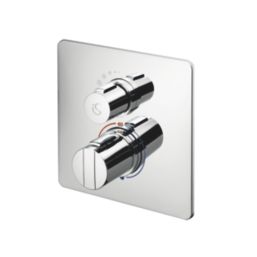 Ideal Standard Easybox Slim Concealed Single Outlet Thermostatic Chrome ...