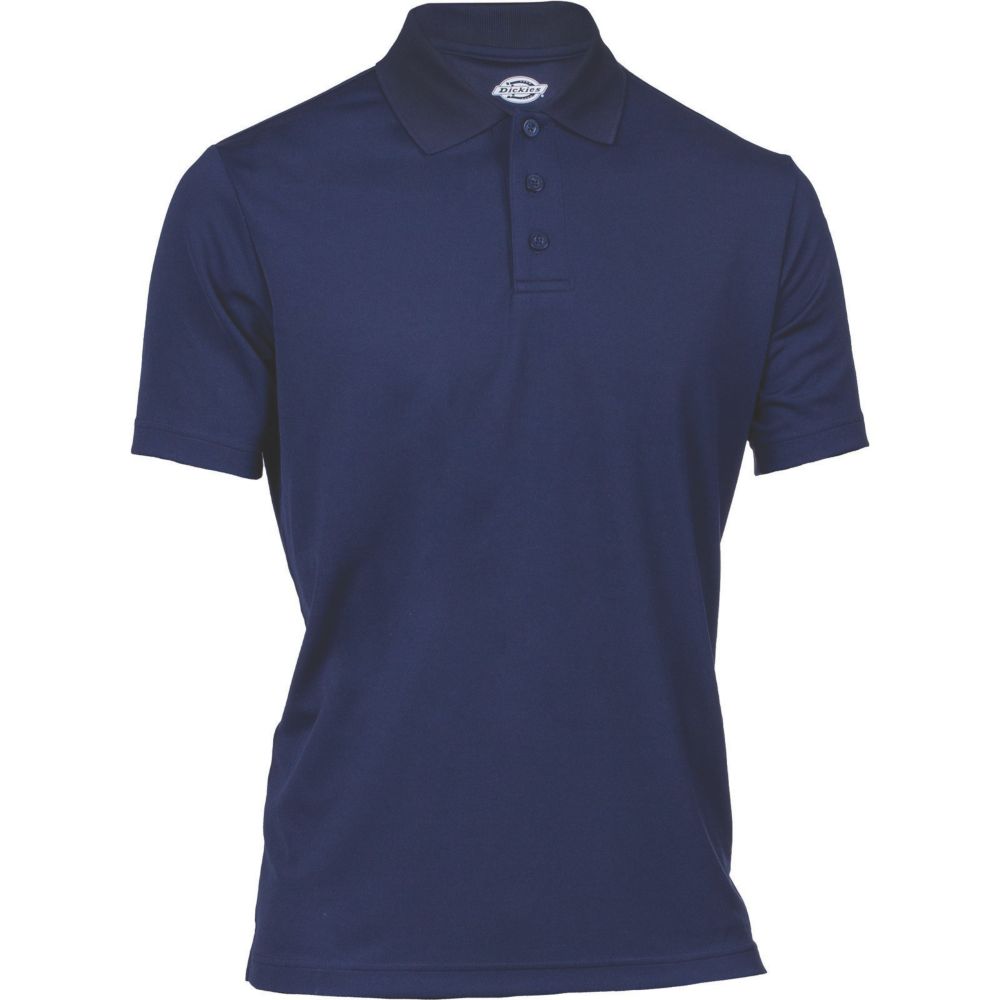 Dickies Everyday Polo Shirt Navy 2X Large 44" Chest - Screwfix