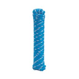 Essentials Braided Rope Blue/White 5mm x 10m - Screwfix