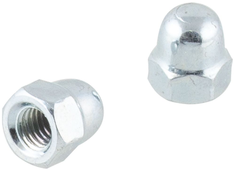 Easyfix Carbon Steel Dome Nuts M5 100 Pack - Screwfix