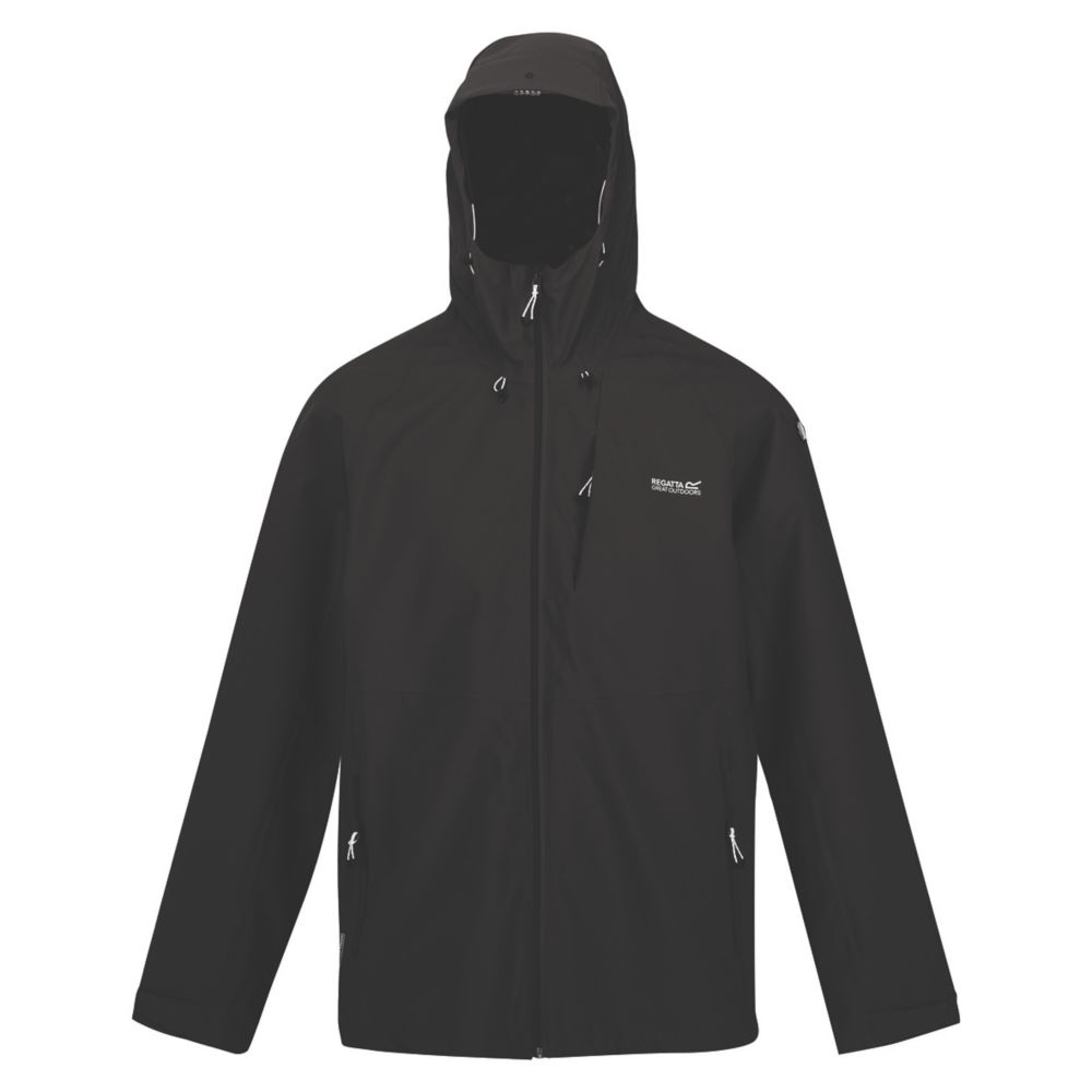 Regatta Britedale Waterproof Shell Jacket Black 3X Large Size 50" Chest ...
