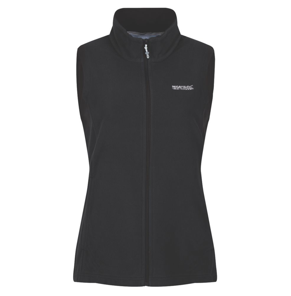 Regatta Sweetness Womens Fleece Bodywarmer Black Size 12 Screwfix