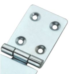Smith & Locke Hasp & Staple Silver Zinc-Plated 120mm - Screwfix