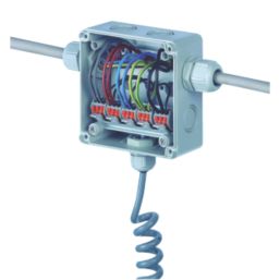 Wago ABOX 221 IP65 32A 5-Terminal Weatherproof Outdoor Junction Box ...