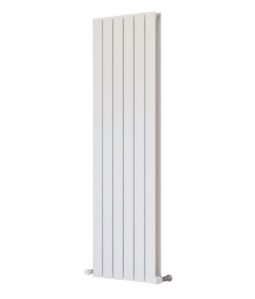 Ximax 1500mm x 445mm 3399BTU White Vertical Designer Radiator - Screwfix
