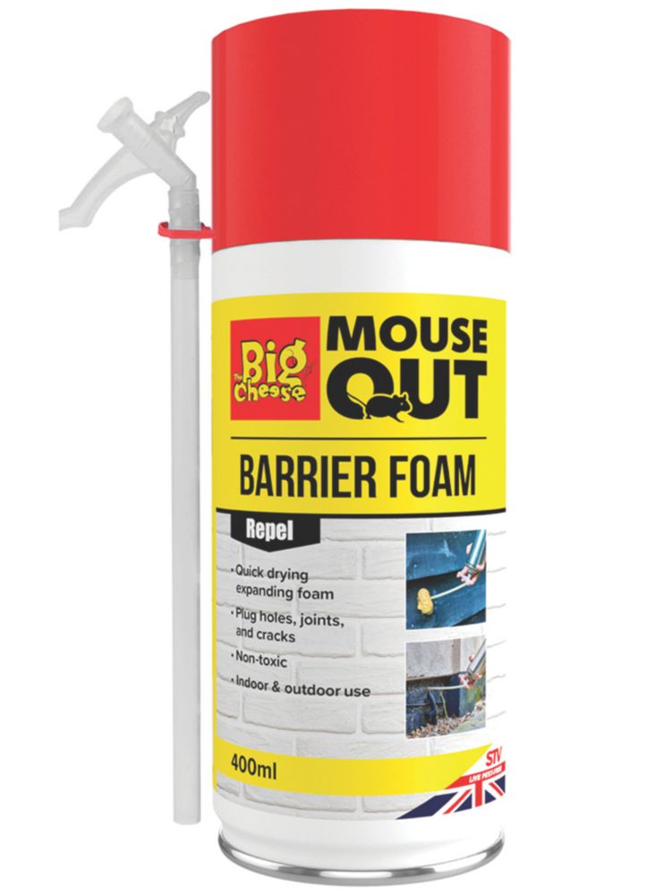 The Big Cheese Mouse Out Rodent Barrier Foam 65mm x 200mm - Screwfix
