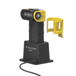 LEDlenser EXC7R Rechargeable LED ATEX Torch Black/Yellow 400lm - Screwfix
