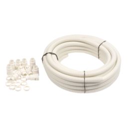 Adaptaflex Flexible Conduit 20mm x 10m White - Screwfix