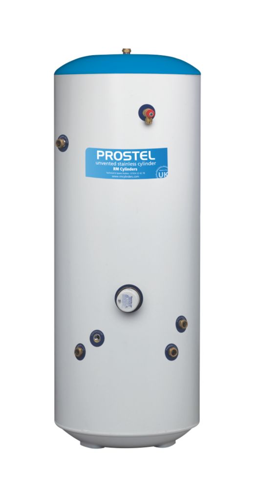 RM Cylinders Prostel Indirect Unvented Cylinder 300Ltr - Screwfix