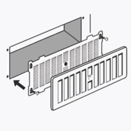 Map Vent Adjustable Vent White 229mm x 76mm - Screwfix