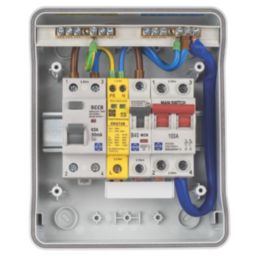 Lewden IP65-REV40AS IP65 Weatherproof Outdoor 6-Module 6-Way Populated ...