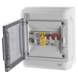 Lewden IP65-REV40AS IP65 Weatherproof Outdoor 6-Module 6-Way Populated ...