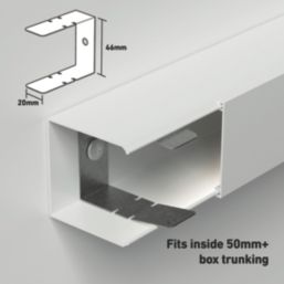 D-Line Safe-D50 U Clip Fire Rated Steel Cable Clips 50mm 50 Pack - Screwfix