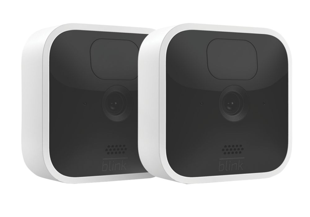 Blink Indoor White Wireless Smart Camera Kit & 2 1080p Indoor Cameras ...