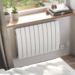 Terma Camber Wall-Mounted Smart Designer Radiator White 1000W - Screwfix