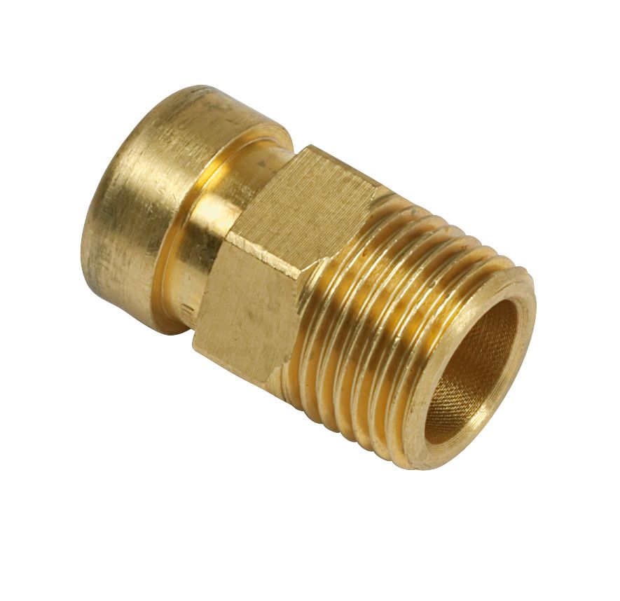 Tectite Sprint Brass Push-Fit Adapting Male Coupler 15mm x 1/2 Tectite Sprint Brass Push-Fit Adapting Male Coupler 15mm x 1/2