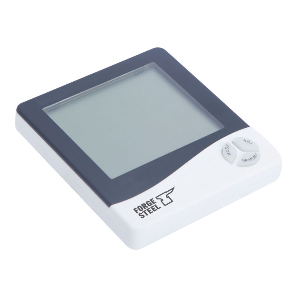 Forge Steel Thermometer & Hygrometer - Screwfix