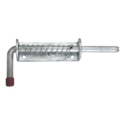 Smith & Locke Spring-Loaded Animal Bolt Zinc-Plated 230mm - Screwfix