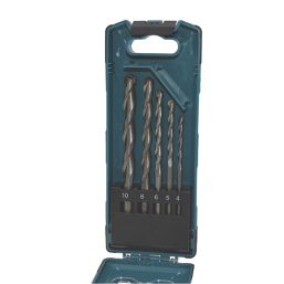 Erbauer Straight Shank Masonry Drill Bit Set 5 Pieces - Screwfix