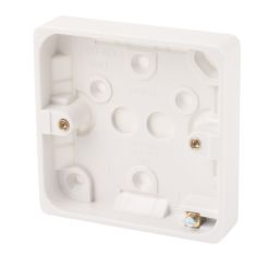 Crabtree Capital 1-Gang Surface Pattress Back Box 20mm - Screwfix