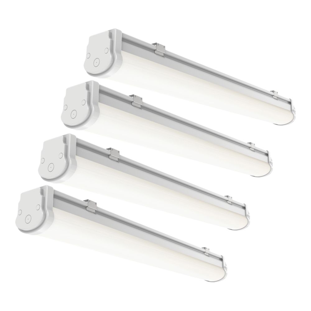 4lite Single 2ft LED ECO Non-Corrosive Battens 6500K 10W - 19W 1200 ...