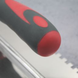 Faithfull 6mm Notched Tile Adhesive Trowel 11" x 4.5" - Screwfix