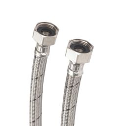 Hep2O Push-Fit Flexible Tap Connectors 22mm x 3/4" x 300mm 2 Pack ...