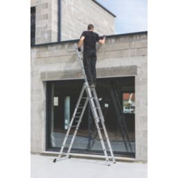 Zarges Light Trade Aluminium 5.12m Combination Ladder - Screwfix