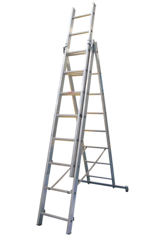 Zarges Light Trade Aluminium 5.12m Combination Ladder - Screwfix