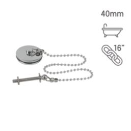 Flomasta Plug & Chain 16" - Screwfix