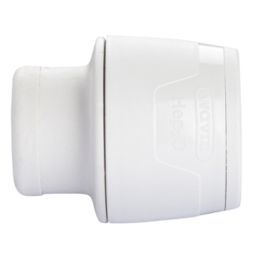 Hep2O Plastic Push-Fit Keyless Stop End 15mm - Screwfix