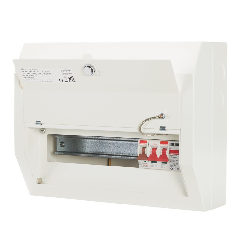 Contactum Defender 1.0 14-Module 10-Way Part-Populated Main Switch ...