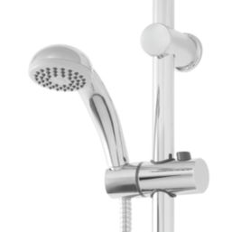 Highlife Bathrooms Retro Fit Shower Kit Chrome - Screwfix