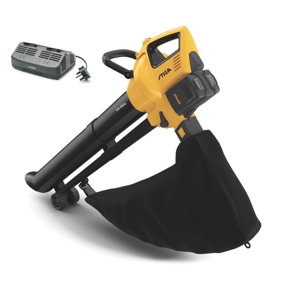 Stiga VS 100e Kit 40V 2 x 4.0Ah Li-Ion E-Power Brushless Cordless ...