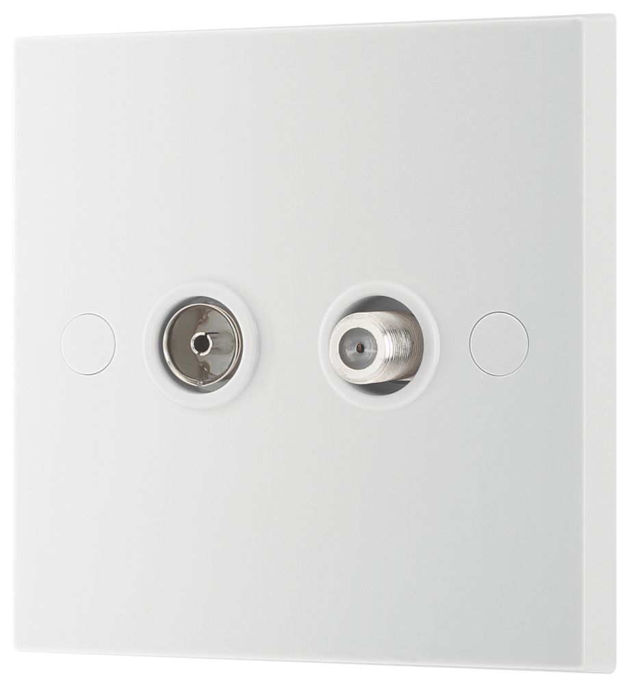 British General 900 Series 1-Gang Coaxial TV / FM & Satellite Socket ...
