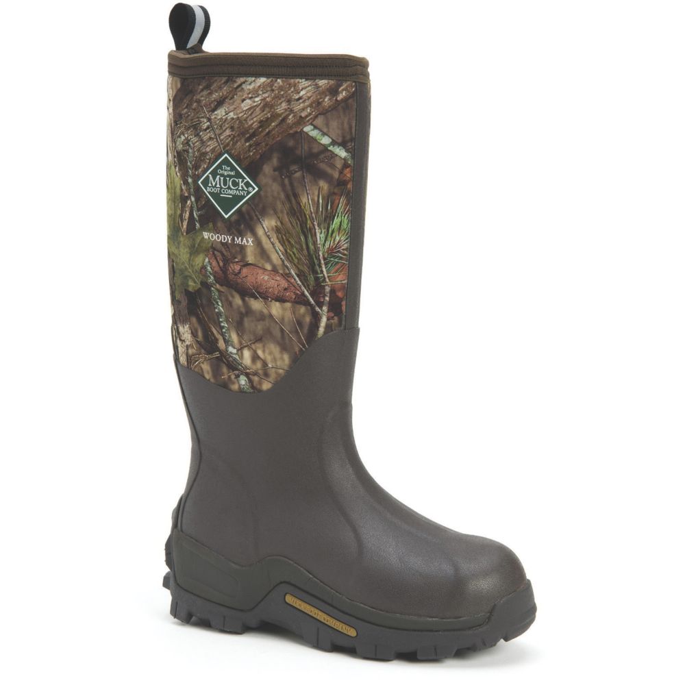 Muck Boots Woody Max Cold-Conditions Size 4 Moss Non Safety Wellies ...