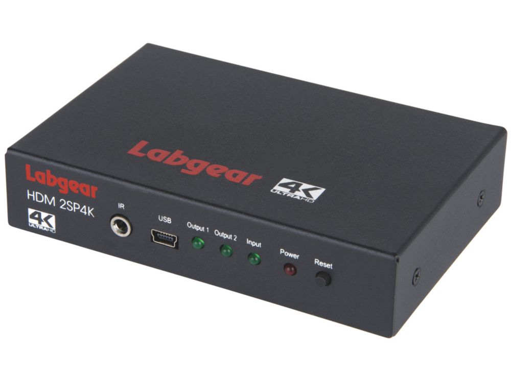 Labgear 2-Way HDMI Splitter | HDMI Splitters | Screwfix.com