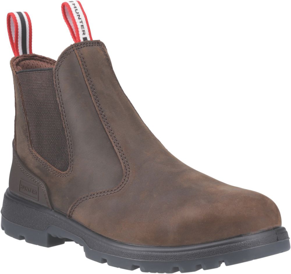 Hunter Twister Dealer Size 10.5 Brown Water-Resistant Safety Dealer ...