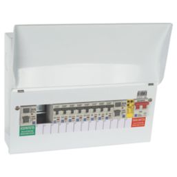 Lewden Pro 17-Module 10-Way Populated High Integrity Dual RCD Consumer ...